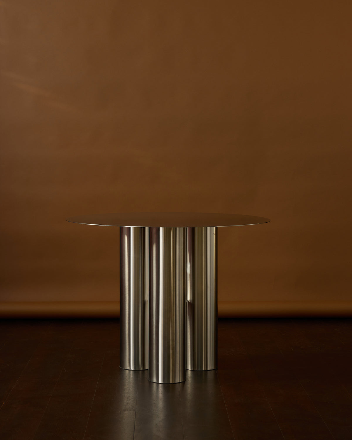 SS-DIN03BR Stainless Steel Dining Table | by Fleur Studios