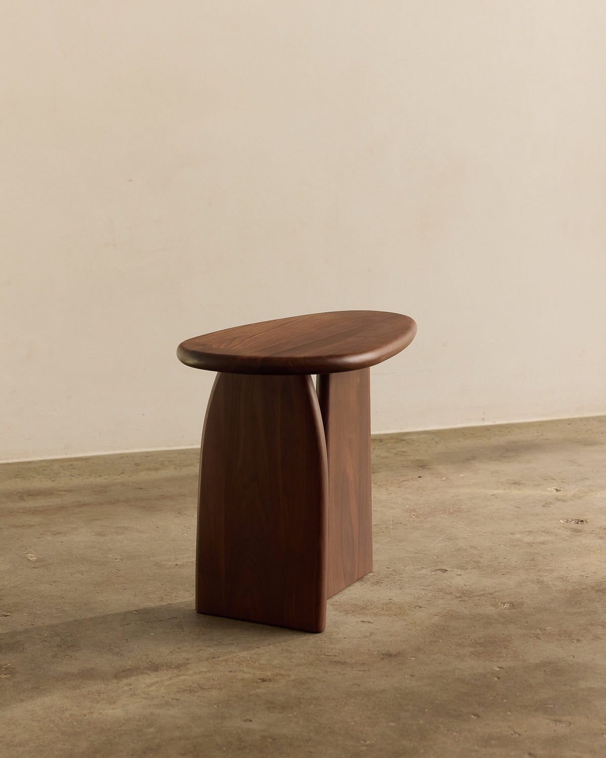 Beau Walnut Wood Side Table | by Fleur Studios
