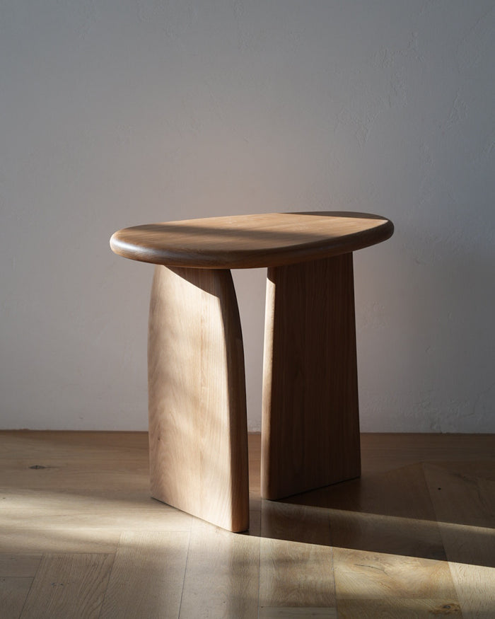 Beau Oak Wood Side Table | by Fleur Studios