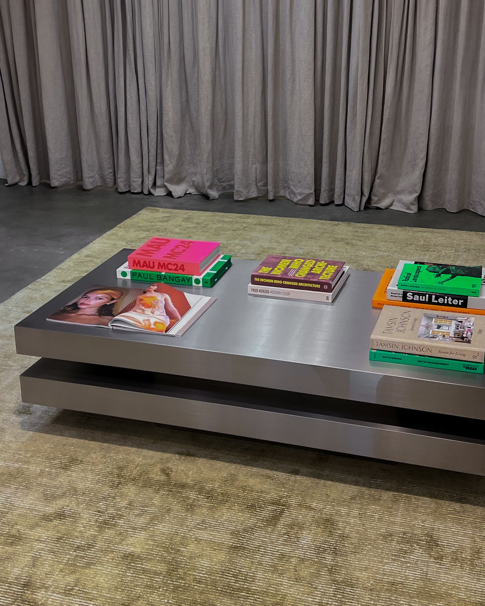 Brera Stainless Steel Coffee Table - Fleur Studios