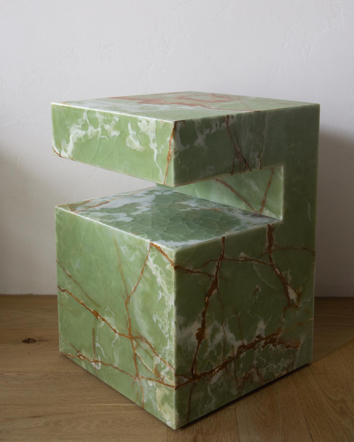 Cookie Marble Side Table - Green Onyx | Fleur Studios