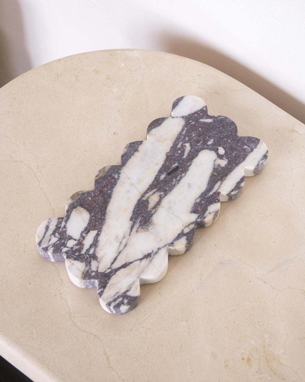 Chocolate Marble Jewellery Plate | Fleur Studios