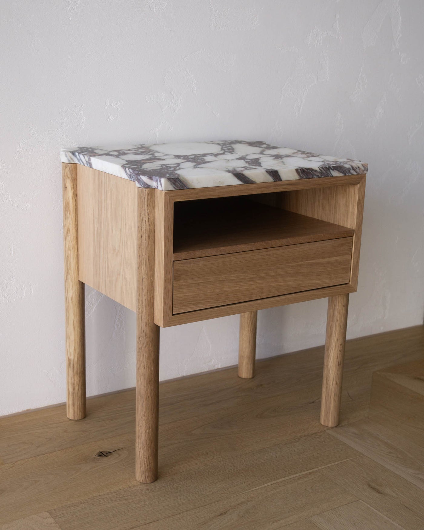 Naomi Walnut Luxury Bedside Table | Elevate everyday living
