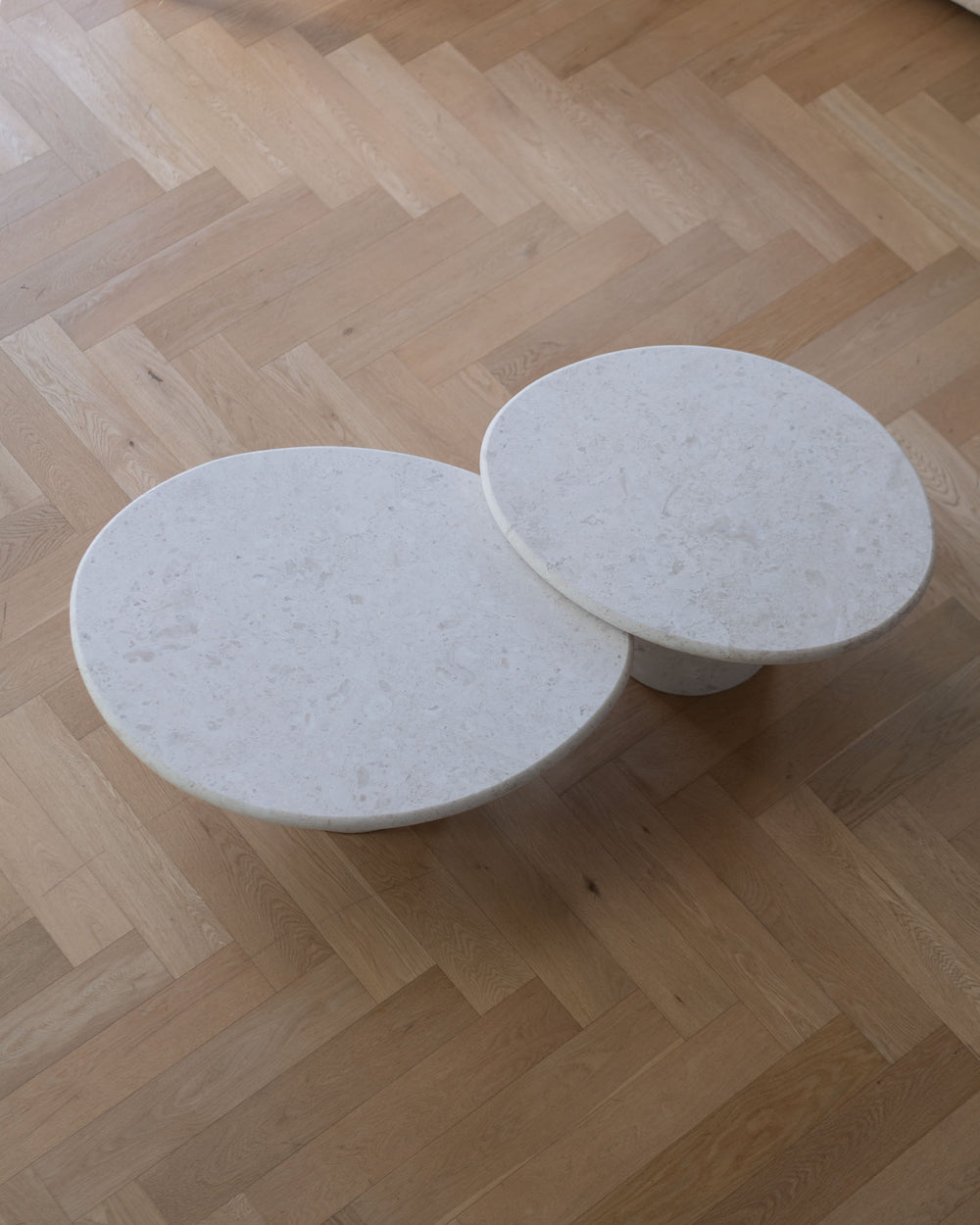 Wabi Round Crema Coffee Table Large | by Fleur Studios