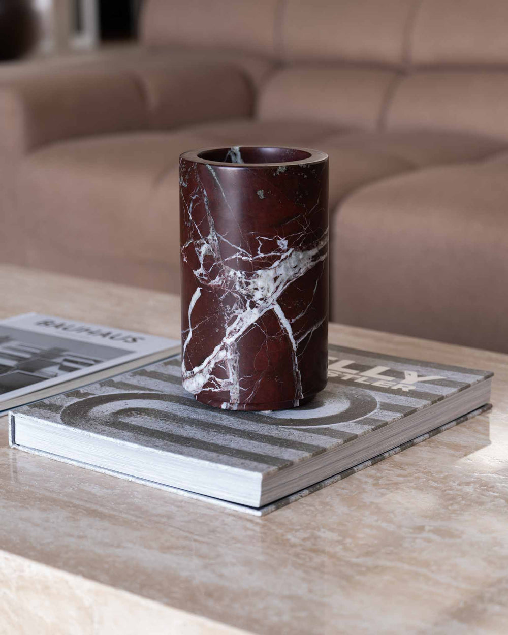 Rosa Levanto Marble Jewellery Plate | Fleur Studios