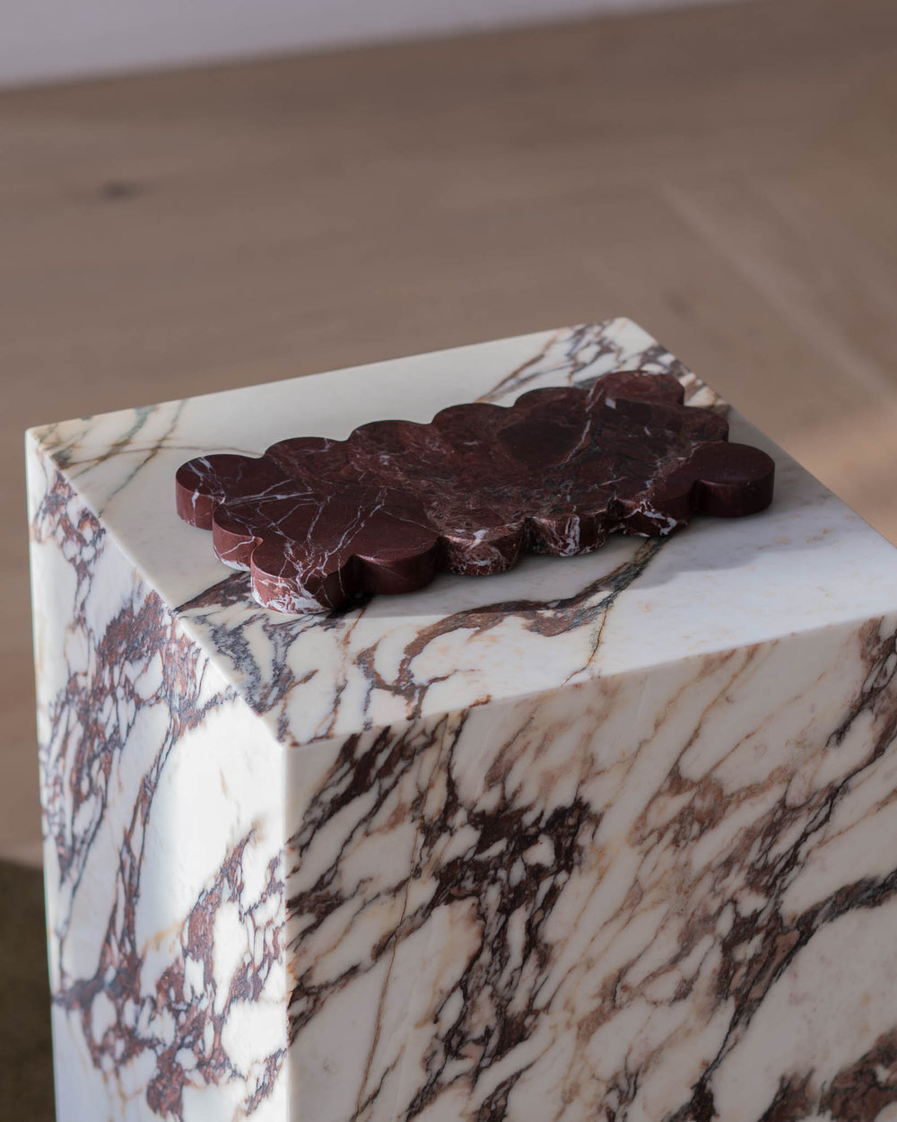 Rosa Levanto Marble Jewellery Plate | Fleur Studios