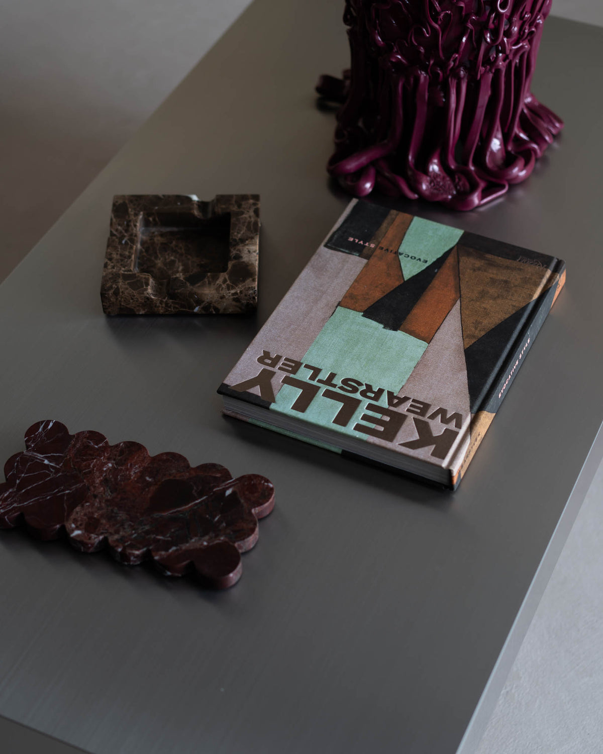 Rosa Levanto Marble Jewellery Plate | Fleur Studios