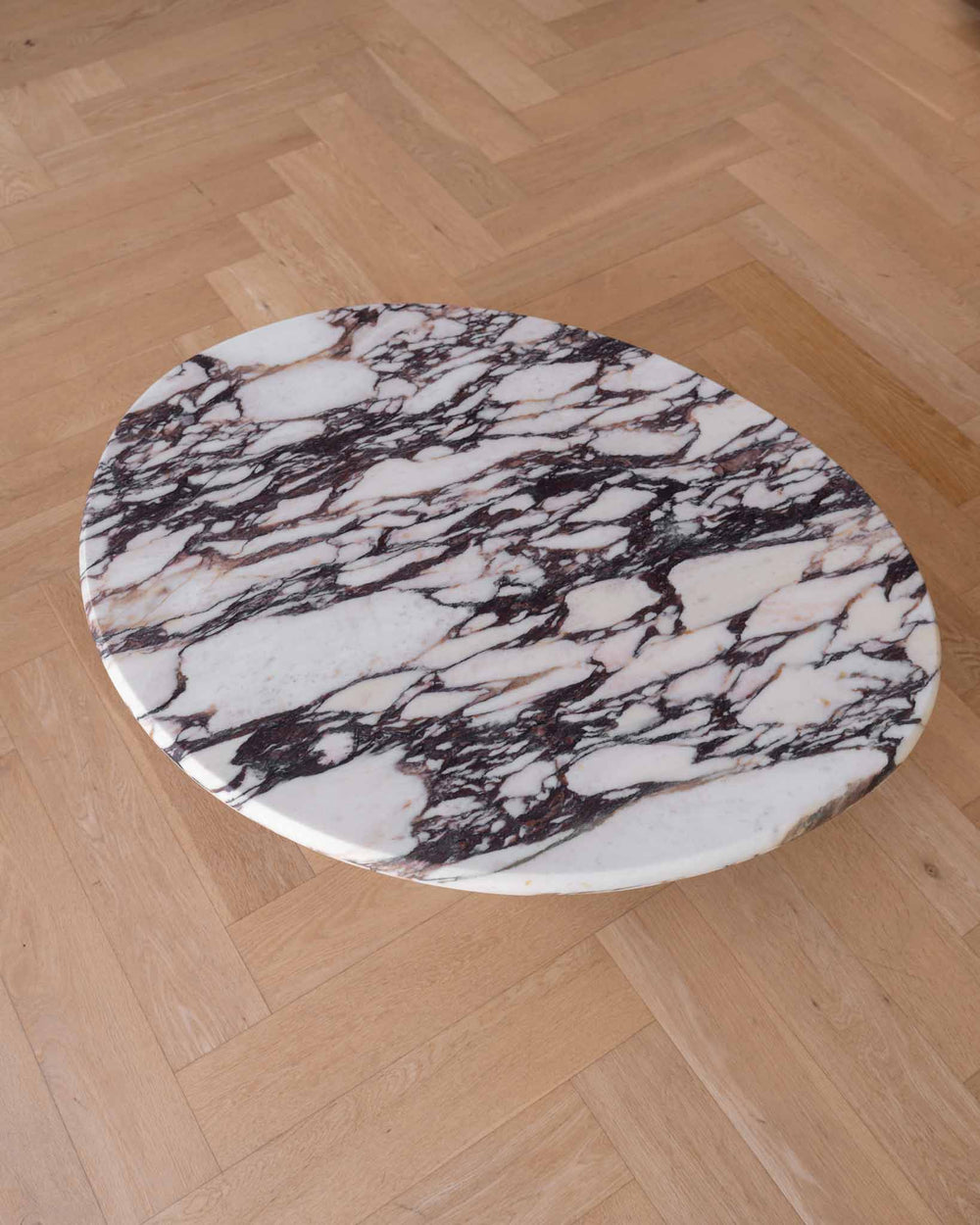 Wabi Large Round Calacatta Viola Coffee Table | Fleur Studios