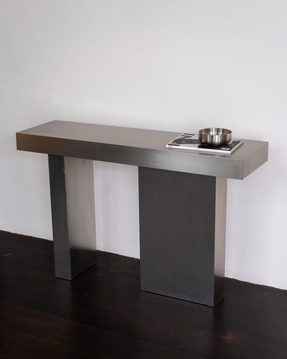 Paris Rectangle Stainless Steel Console Table | by Fleur Studios