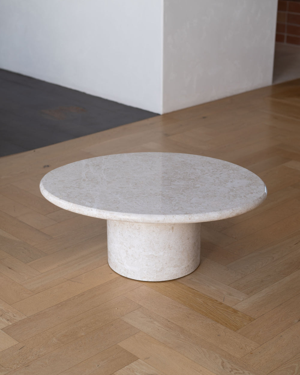 Wabi Round Cream Side Table | by Fleur Studios