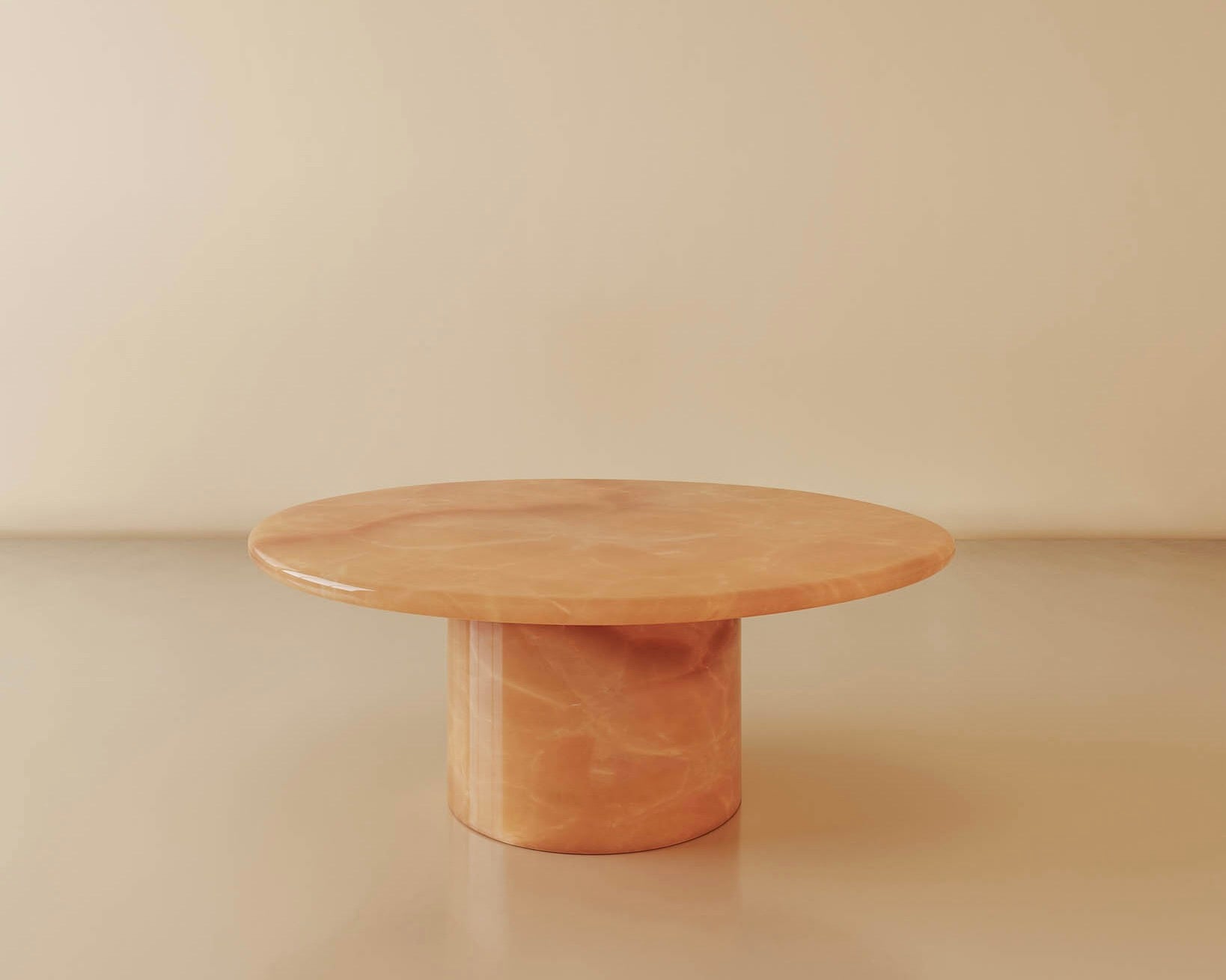 Walnut Timber Round Dining Table 1.5m