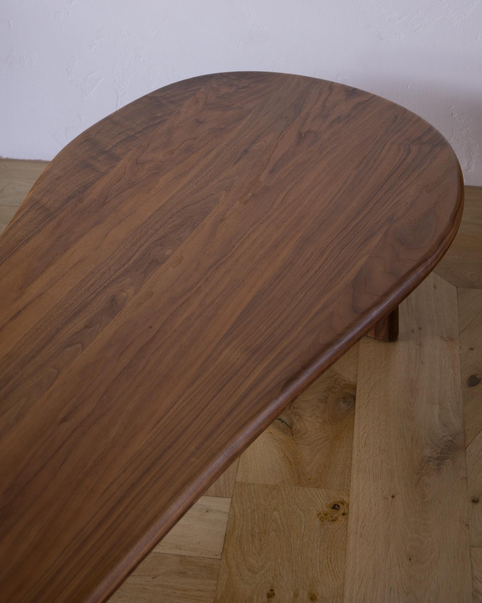 Beau Medium Walnut Wood Coffee Table | by Fleur Studios