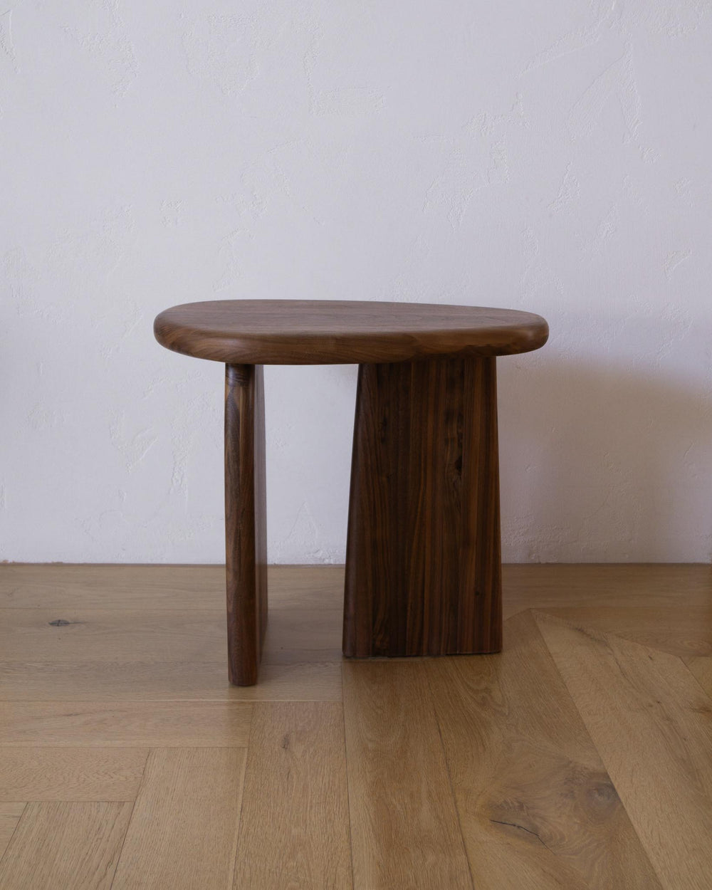 Beau Walnut Wood Side Table | by Fleur Studios
