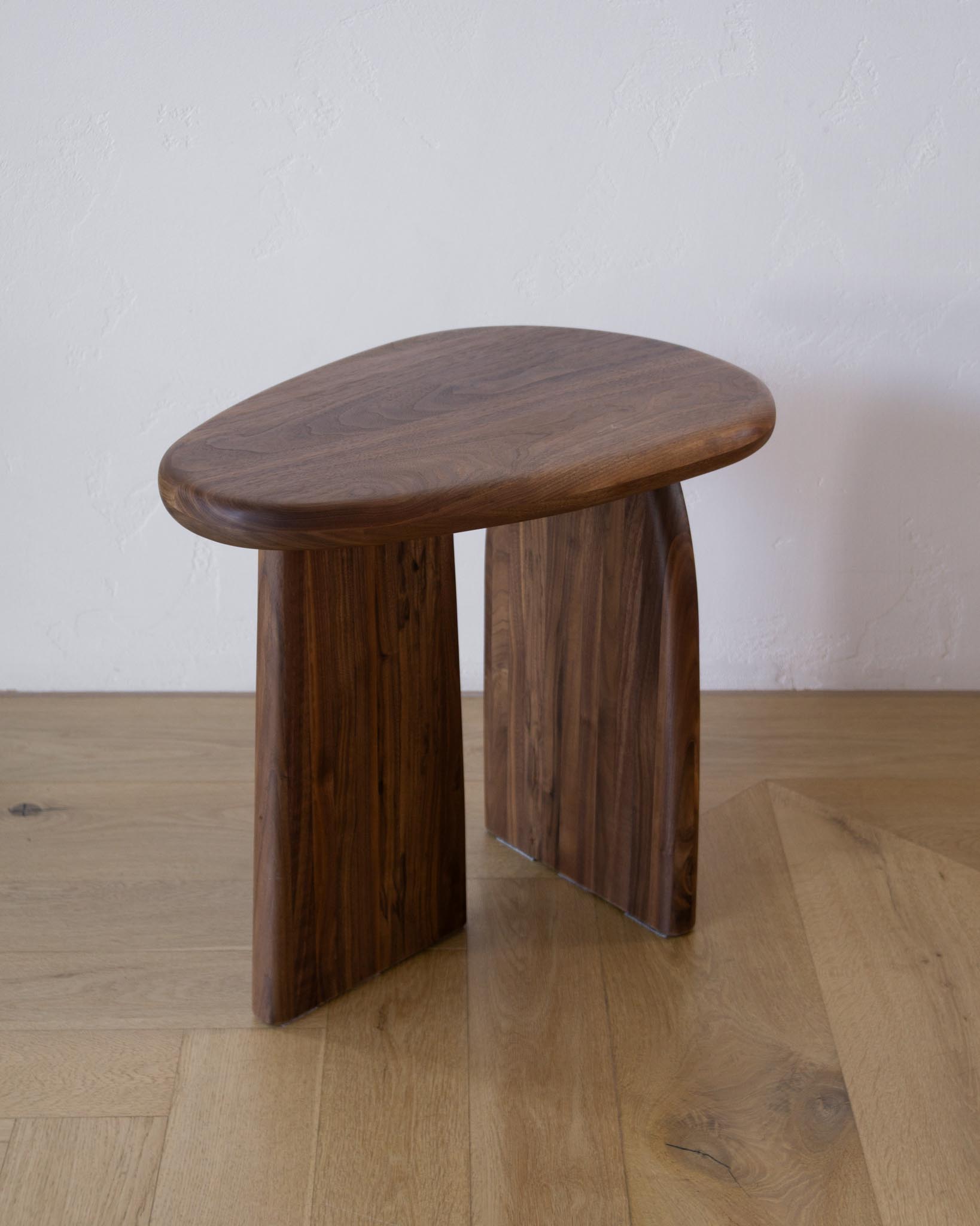 Beau Walnut Wood Side Table | by Fleur Studios