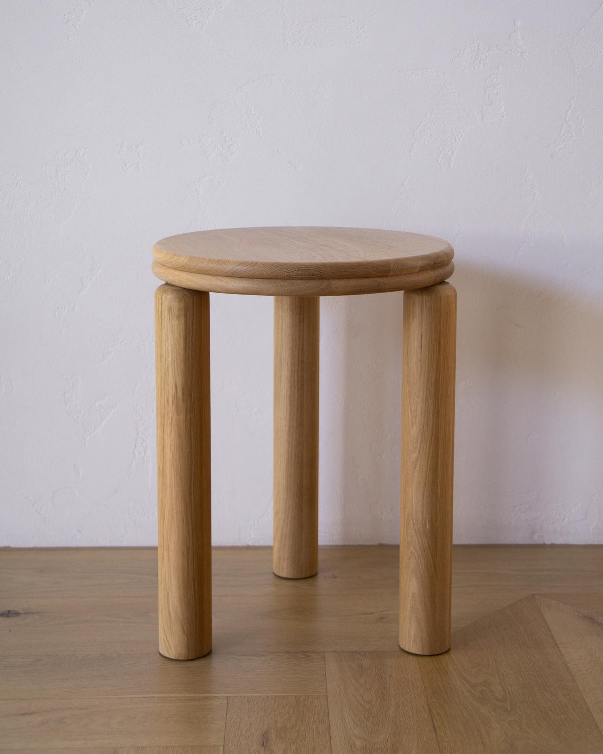 Bombola Round Oak Side Table | by Fleur Studios