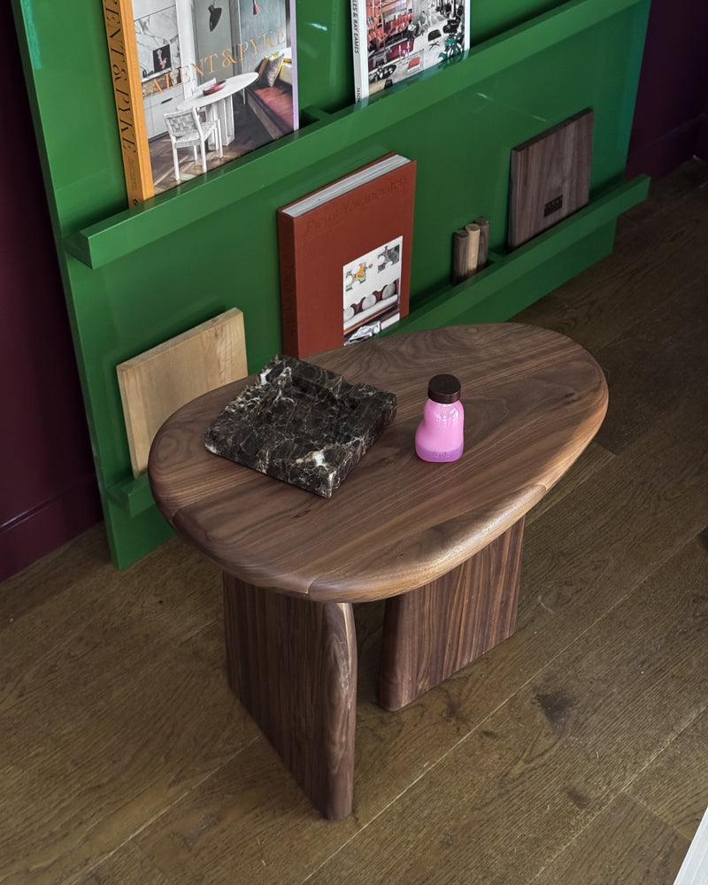 Beau Walnut Wood Side Table | by Fleur Studios