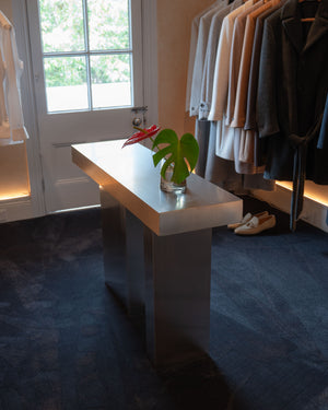 Paris Rectangle Stainless Steel Console Table | by Fleur Studios