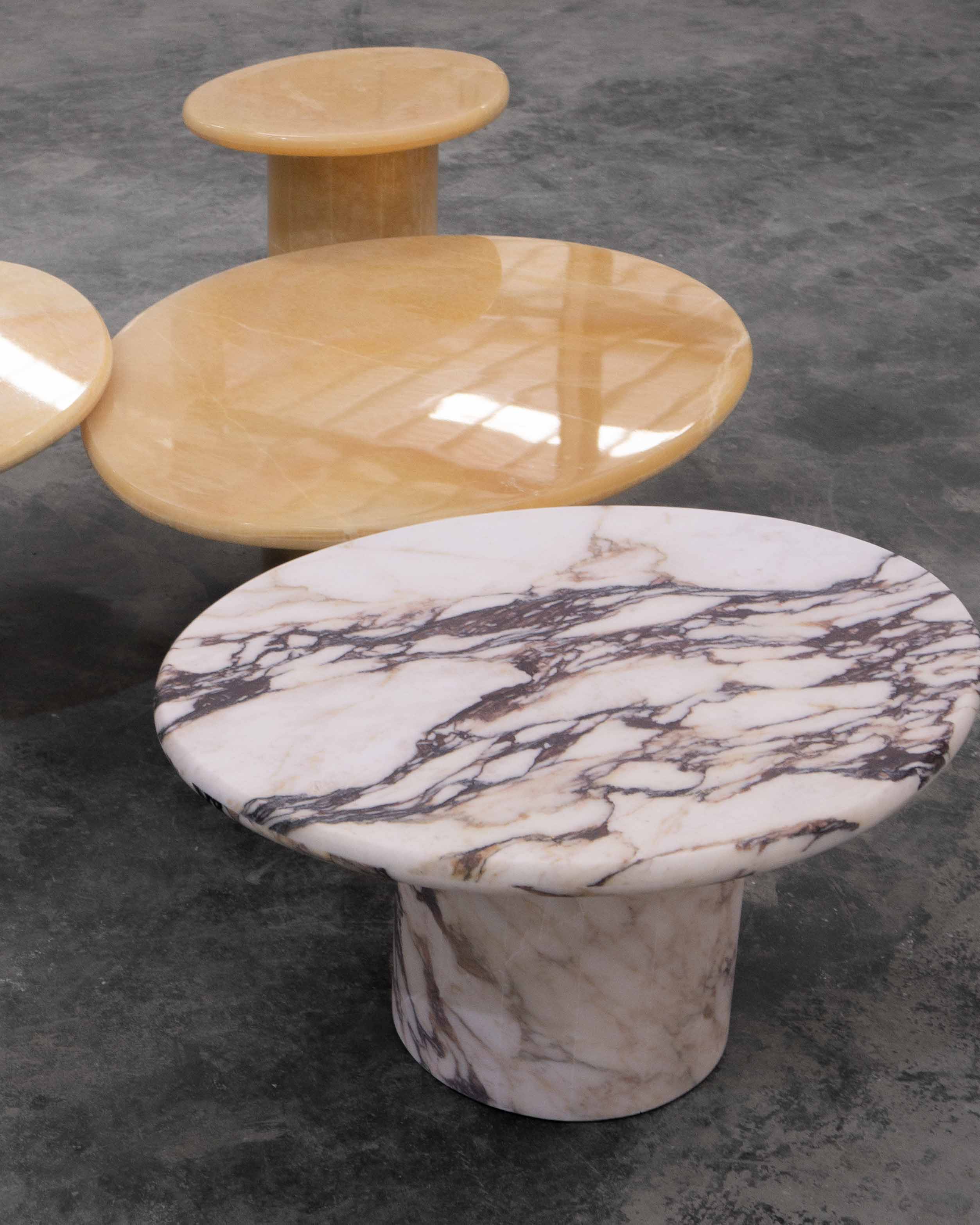 Wabi Round Viola Coffee Table Medium | Fleur Studios