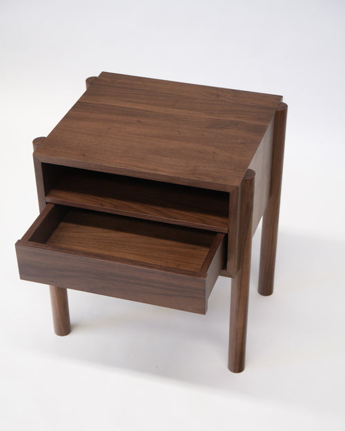 Naomi Walnut Luxury Bedside Table | Elevate everyday living
